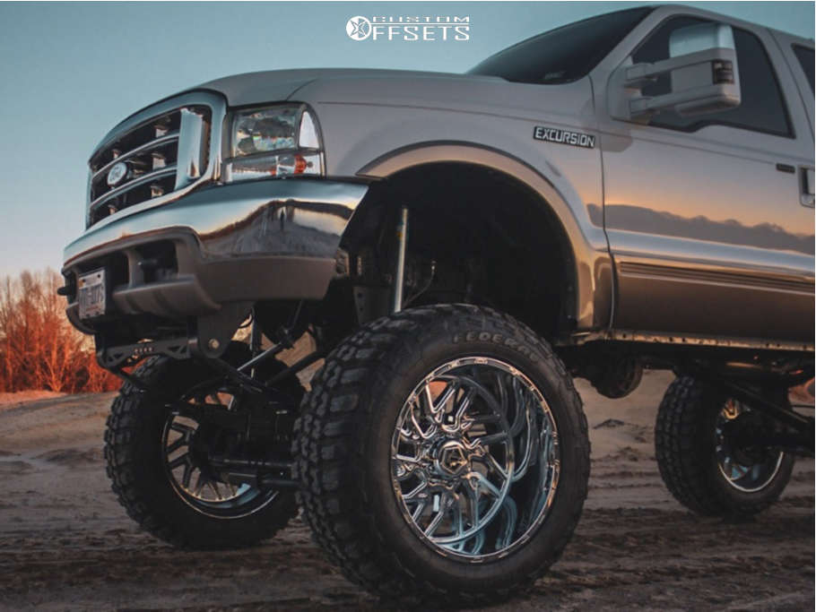 2000 Ford Excursion with 24x14 -76 TIS 544C and 40/15.5R24 Federal ...