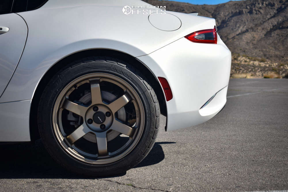 2017 Mazda MX-5 Miata with 17x8 35 AVID1 AV6 and 225/45R17 Federal ...