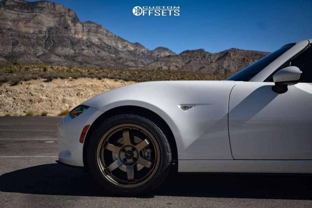 2017 Mazda MX-5 Miata with 17x8 35 AVID1 AV6 and 225/45R17 Federal ...