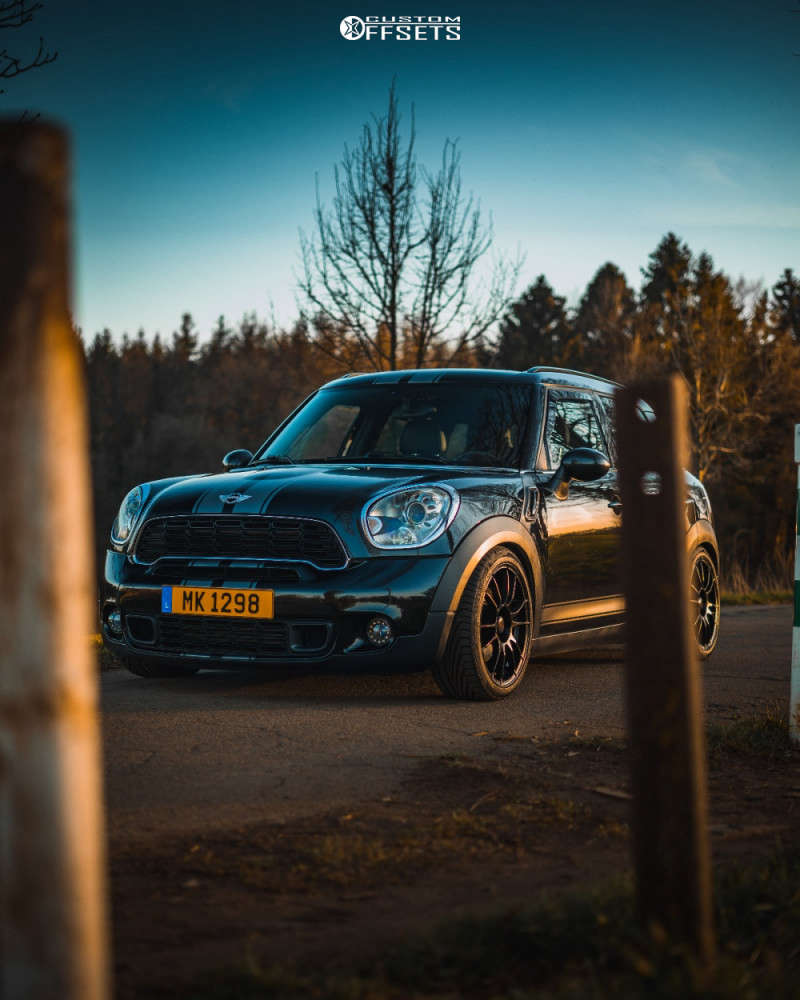2011 Mini Cooper Countryman with 18x8 40 OZ Racing Ultraleggera and 225 ...