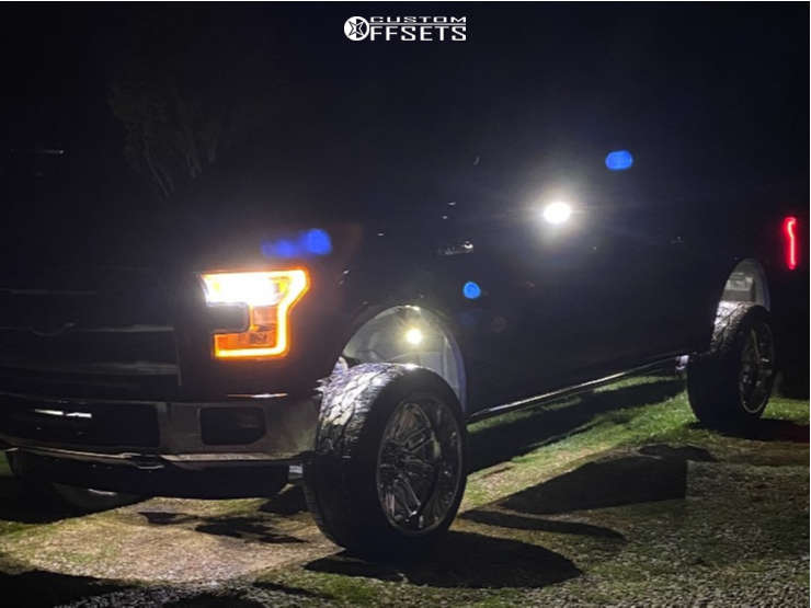 2015 Ford F-150 with 22x12 -43 Fuel Ignite and 305/40R22 Nitto Nt420v ...