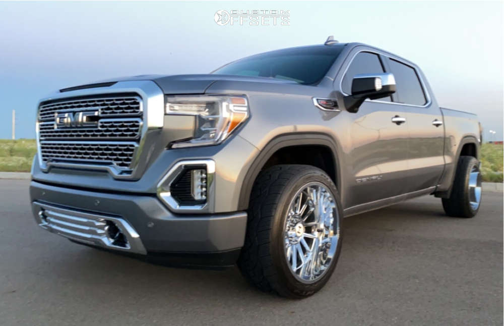 2020 GMC Sierra 1500 with 22x12 -44 Hostile Predator and 305/40R22 ...