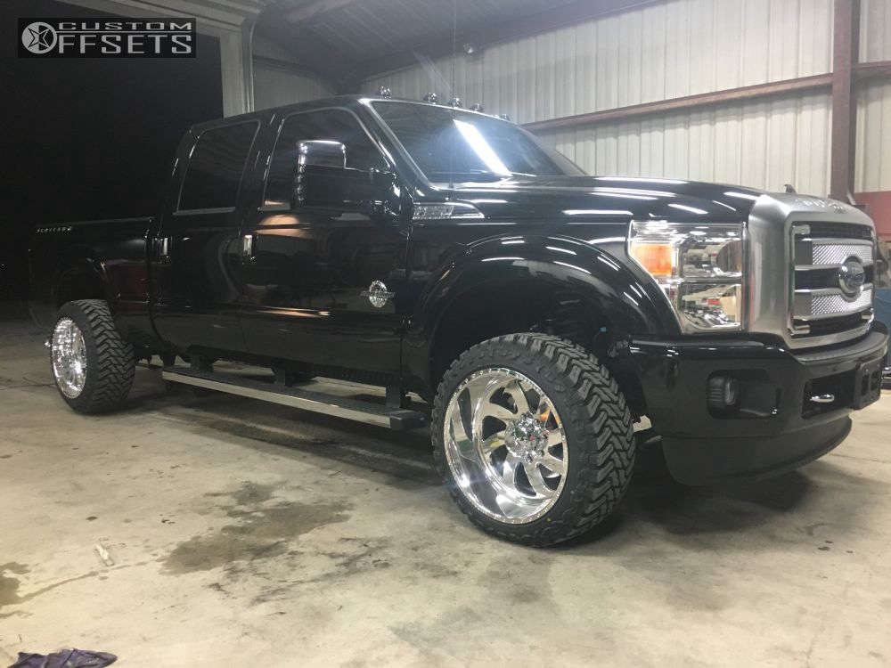 2016 Ford F-250 Super Duty with 22x12 -40 American Force Blade SS and ...