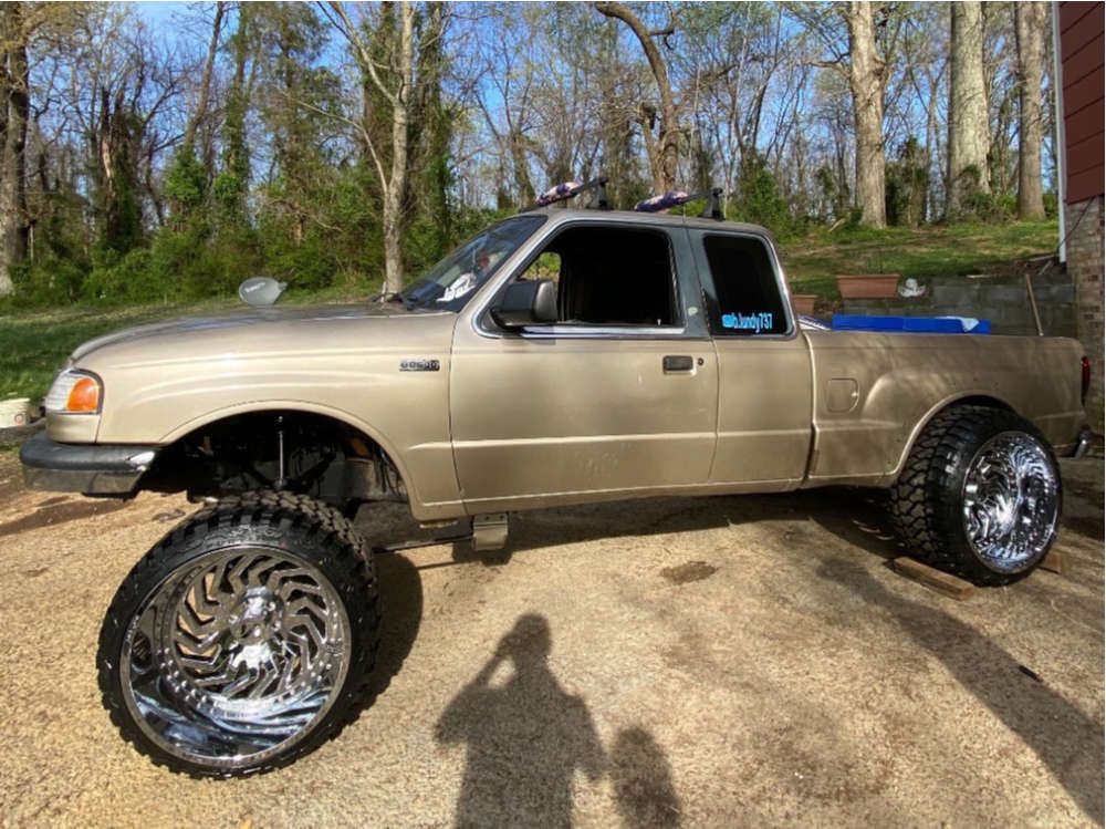 1999 Mazda B3000 with 24x14 -81 ARKON OFF-ROAD Crown Series Victory and ...