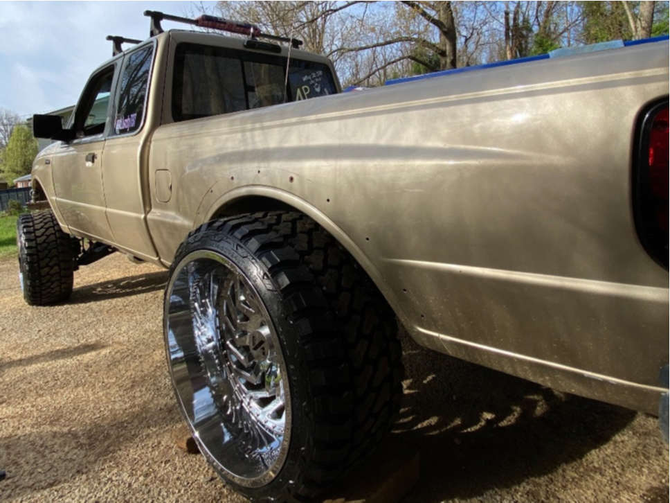 1999 Mazda B3000 with 24x14 -81 ARKON OFF-ROAD Crown Series Victory and ...