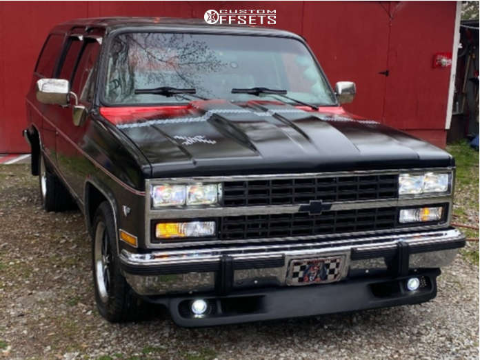 1991 Chevrolet R1500 Suburban with 17x8 0 Vision Dazzler and 27/8.5R17 ...