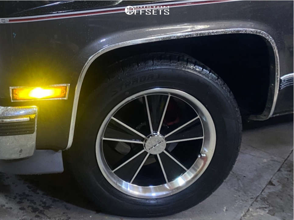 1991 Chevrolet R1500 Suburban with 17x8 0 Vision Dazzler and 27/8.5R17 ...