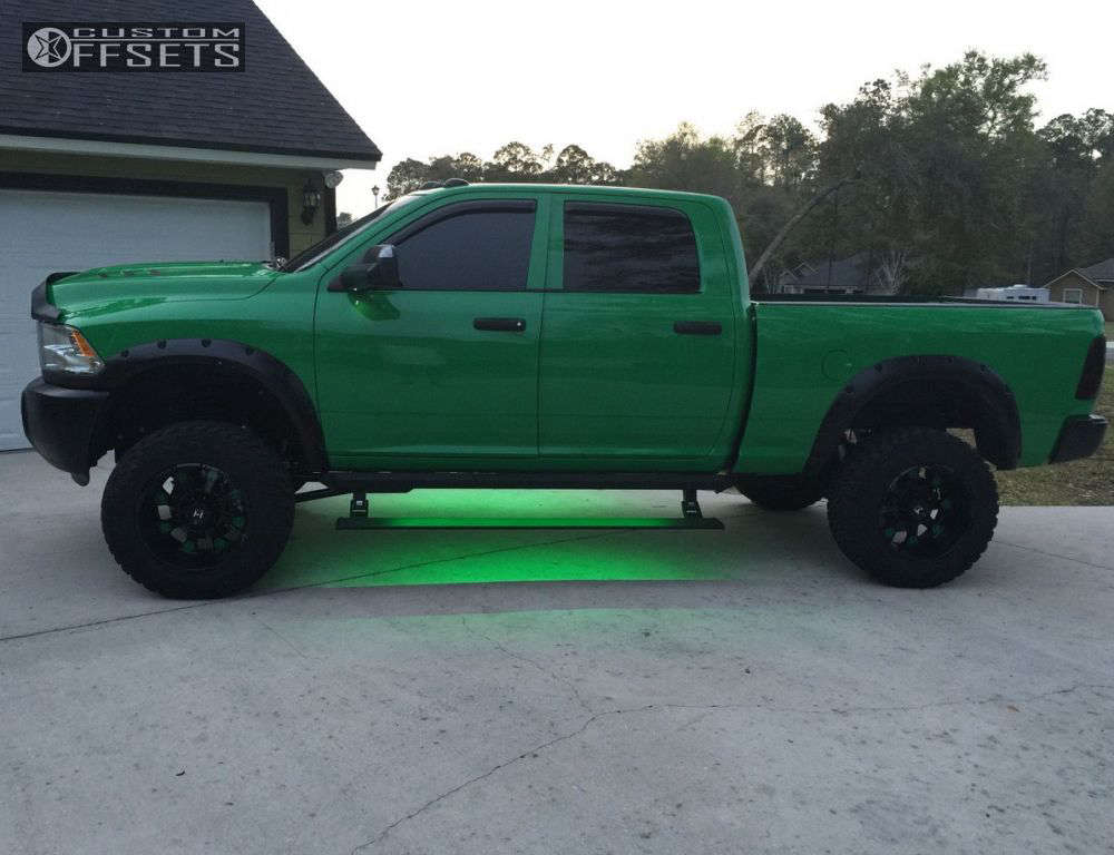 2015 Ram 2500 with 20x12 -44 Hostile Knuckles and 35/12.5R20 Nitto ...