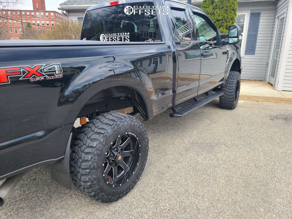 2018 Ford F-250 Super Duty with 20x10 -19 Ballistic Rage and 35/12.5R20 Cooper Discoverer STT ...