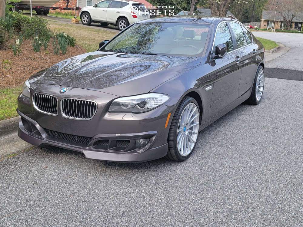 2013 BMW 535i with 20x9 32 Beyern Aviatic and 265/30R20 Falken Azenis ...