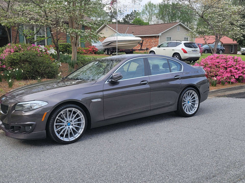 2013 BMW 535i with 20x9 32 Beyern Aviatic and 265/30R20 Falken Azenis ...