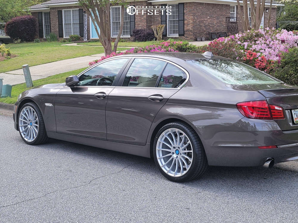 2013 BMW 535i with 20x9 32 Beyern Aviatic and 265/30R20 Falken Azenis ...
