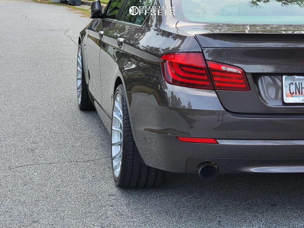 2013 BMW 535i with 20x9 32 Beyern Aviatic and 265/30R20 Falken Azenis ...