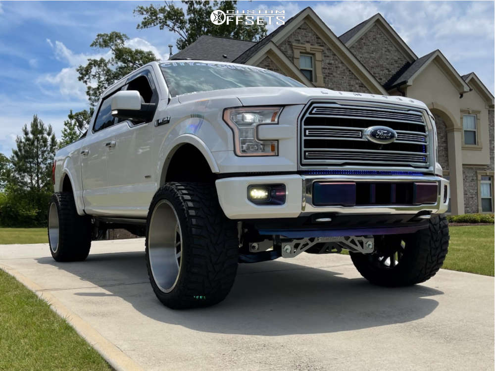 2017 Ford F-150 with 24x14 -76 Axe Offroad Ax2.4 and 36/14.5R24 ...