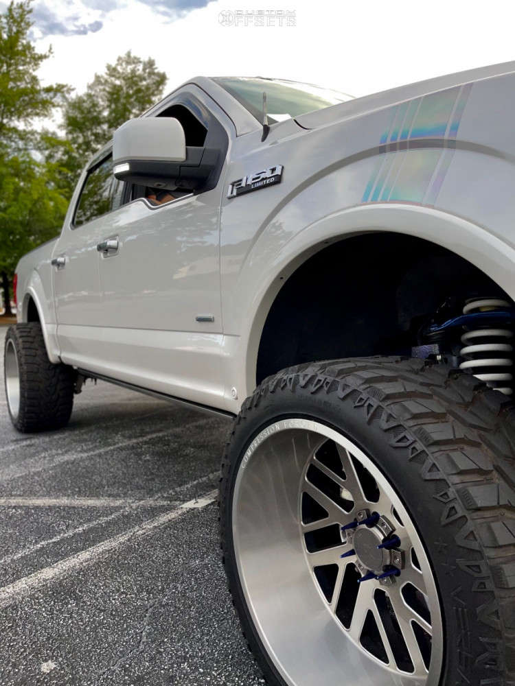 2017 Ford F-150 with 24x14 -76 Axe Offroad Ax2.4 and 36/14.5R24 ...