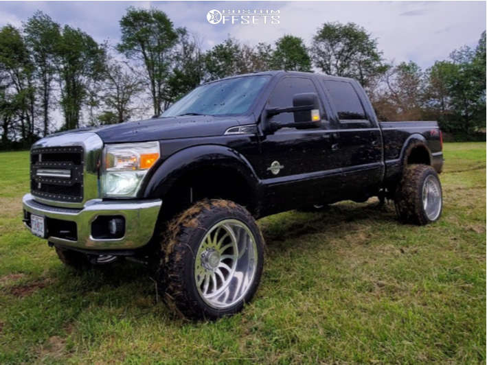 2015 Ford F-250 Super Duty with 24x14 -76 Stealth Forged Creedmore and ...