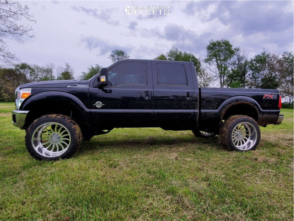 2015 Ford F-250 Super Duty with 24x14 -76 Stealth Forged Creedmore and ...