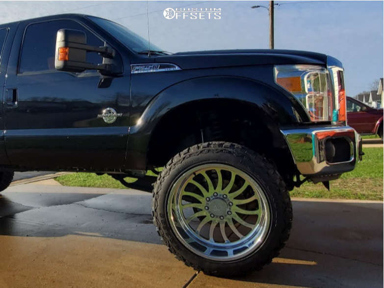 2015 Ford F-250 Super Duty with 24x14 -76 Stealth Forged Creedmore and ...