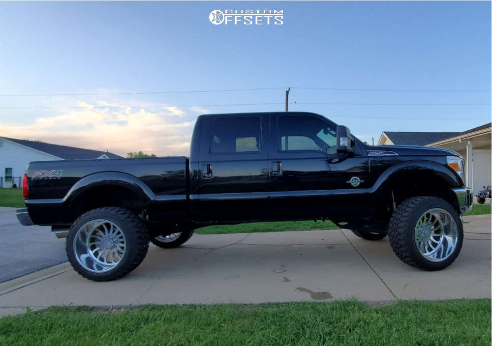 2015 Ford F-250 Super Duty with 24x14 -76 Stealth Forged Creedmore and ...