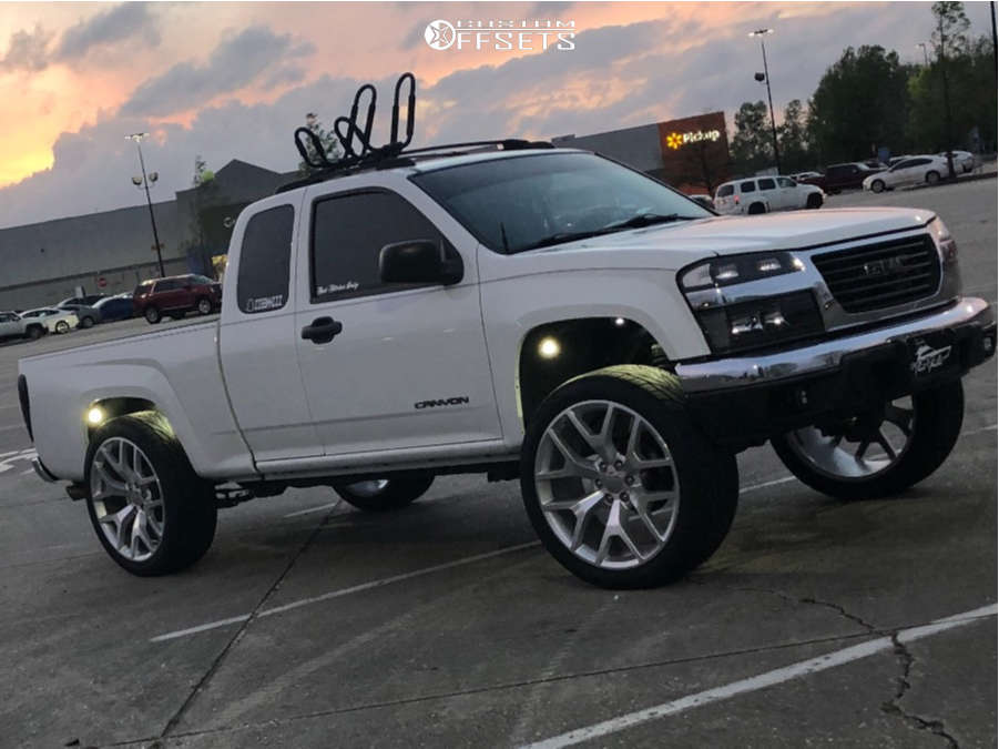 2005 GMC Canyon with 24x10 30 Eclipse Replica 288 and 33/11.5R24 Toyo ...