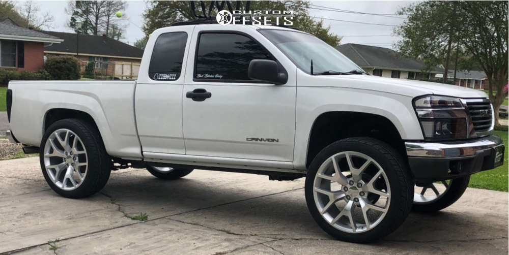 2005 GMC Canyon with 24x10 30 Eclipse Replica 288 and 33/11.5R24 Toyo ...