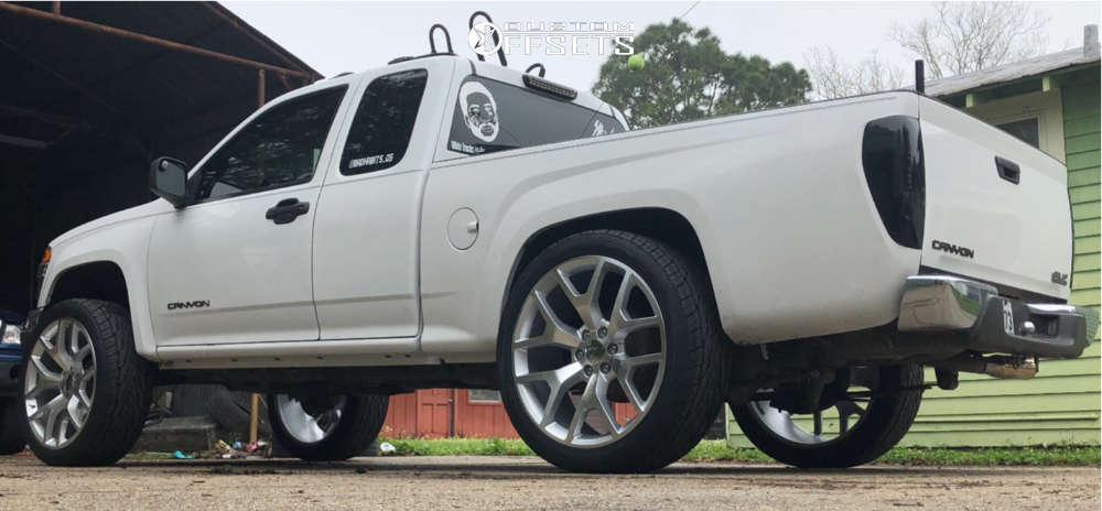 2005 GMC Canyon with 24x10 30 Eclipse Replica 288 and 33/11.5R24 Toyo ...