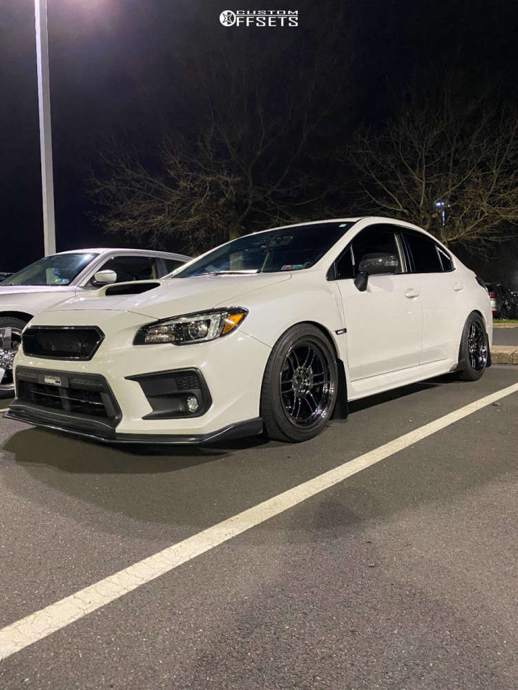 2018 Subaru WRX with 18x9.5 38 Enkei Rpf1 and 255/40R18 Sumitomo Htr Ziii and Coilovers | Custom ...