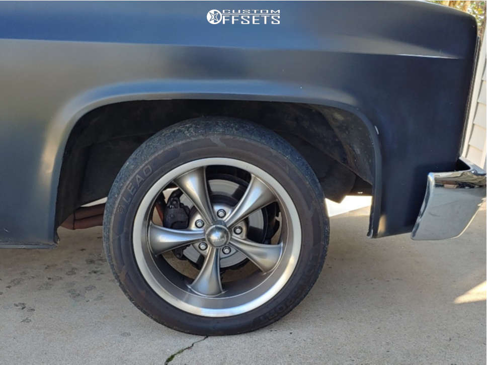1986 Chevrolet C10 with 18x8 0 Ridler Style 695 and 25/8.5R18 Leao Lead ...