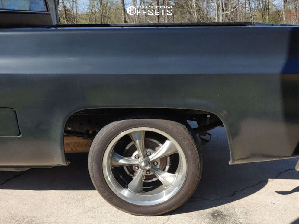 1986 Chevrolet C10 with 18x8 0 Ridler Style 695 and 25/8.5R18 Leao Lead ...