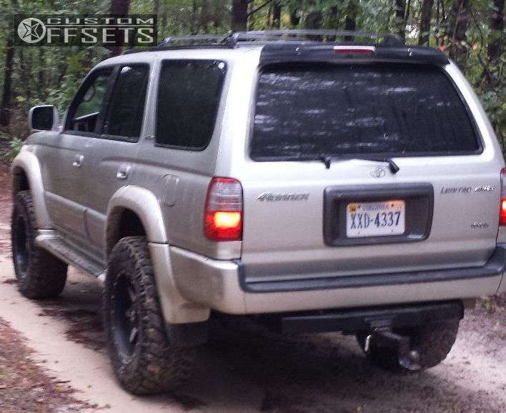 1999 Toyota 4Runner with 18x9 -12 Fuel Maverick and 35/12.5R18 Nitto ...