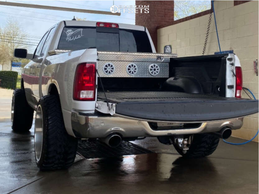2017 Ram 1500 with 24x14 -76 Cali Offroad Summit and 35/13.5R24 AMP Mud ...