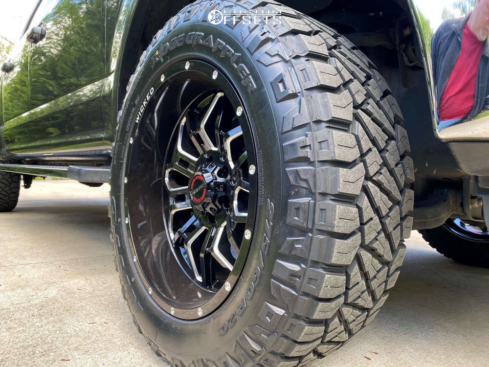 2016 Ford F-150 with 20x10 -24 Wicked Offroad W909 and 275/10.5R20 ...