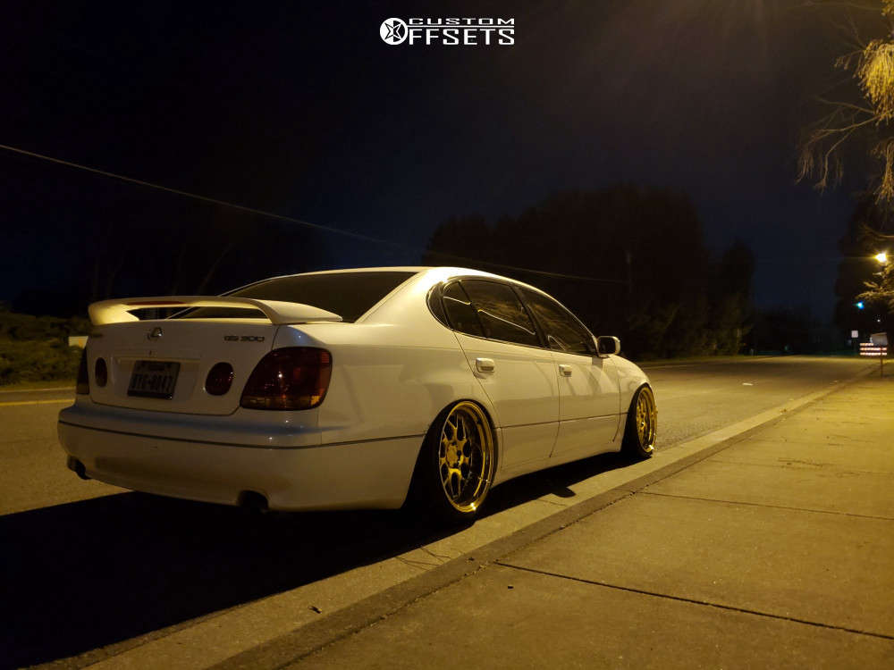 2005 Lexus GS300 with 19x9.5 15 Aodhan Ds01 and 235/35R19 Ironman Imove ...