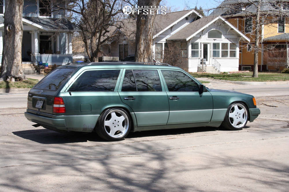 1994 Mercedes-Benz E320 with 18x8.5 44 OEM Wheels Monoblock and 215 ...