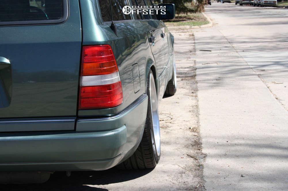 1994 Mercedes-Benz E320 with 18x8.5 44 OEM Wheels Monoblock and 215 ...