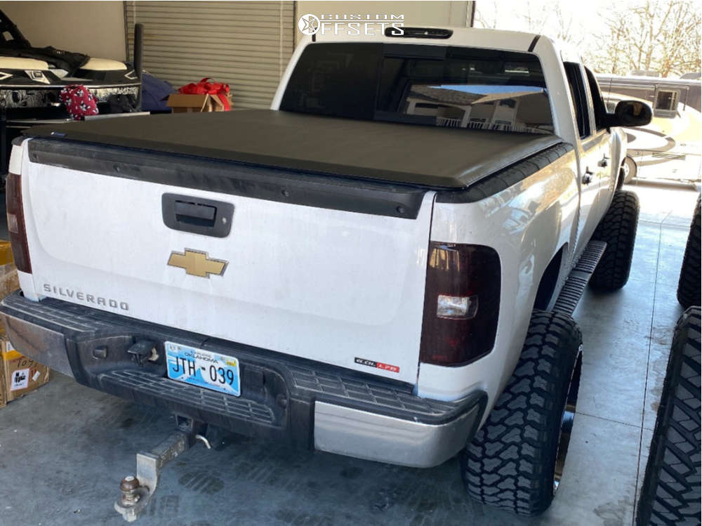 2008 Chevrolet Silverado 1500 with 24x14 -75 Fuel Sledge and 35/13.5R24 ...