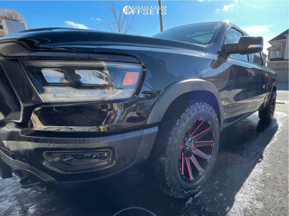 2020 Ram 1500 with 20x10 -18 Fuel Contra and 33/12.5R20 Venom Power ...