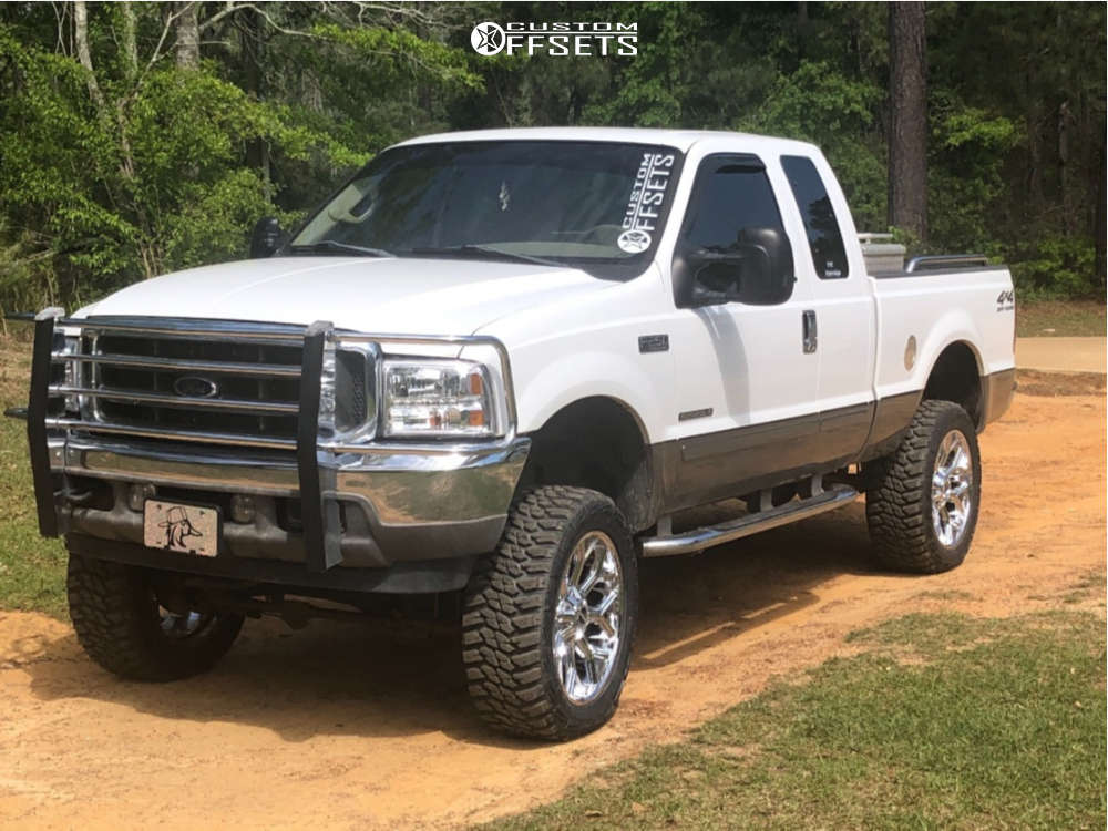 2002 Ford F-250 Super Duty with 22x10 10 RBP 88r and 35/12.5R22 Kanati ...