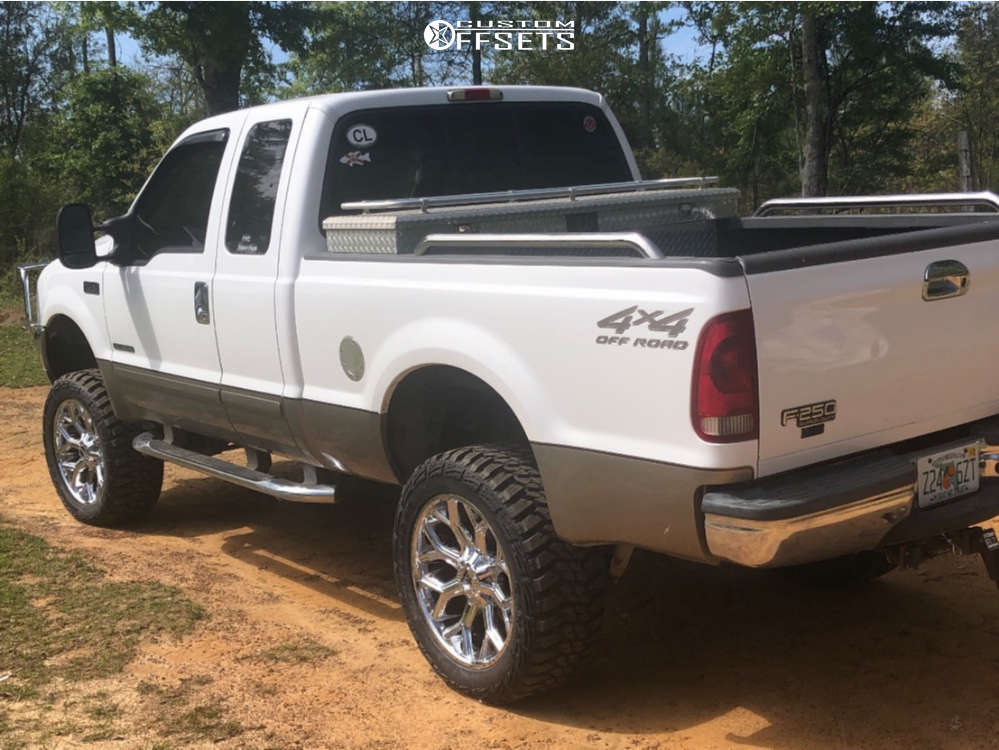 2002 Ford F-250 Super Duty with 22x10 10 RBP 88r and 35/12.5R22 Kanati ...