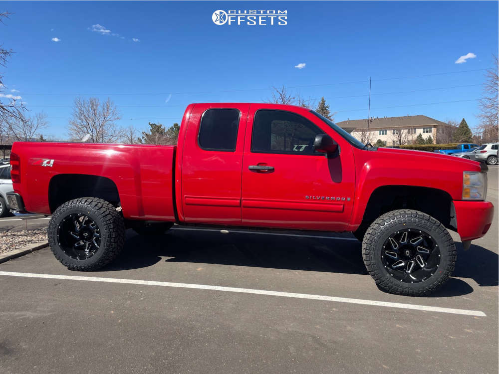 2009 Chevrolet Silverado 1500 with 20x12 -57 Vision 360 and 35/12.5R20 ...