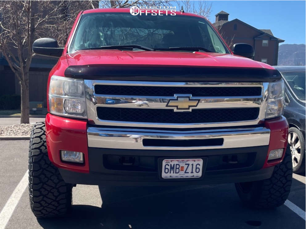 2009 Chevrolet Silverado 1500 with 20x12 -57 Vision 360 and 35/12.5R20 ...