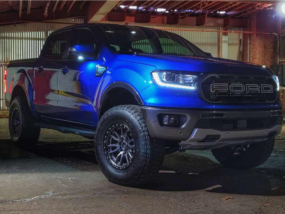 2019 Ford Ranger with 17x9 1 Fuel Rebel and 33/11.5R17 Nitto Terra ...