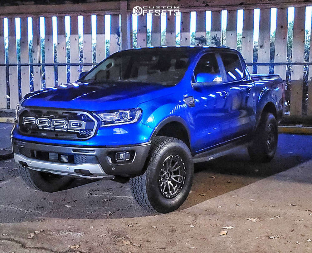 2019 Ford Ranger with 17x9 1 Fuel Rebel and 33/11.5R17 Nitto Terra ...