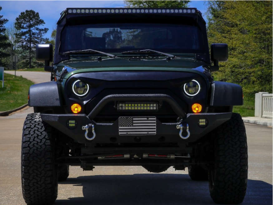 2009 Jeep Wrangler JK with 17x9 0 Pro Comp Series 89 and 33/12.5R17 ...