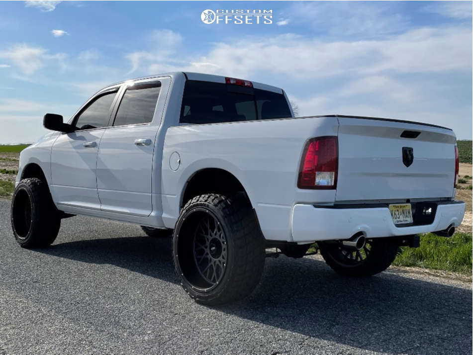 2016 Ram 1500 with 24x12 -51 Vision Rocker and 35/12.5R24 Road One ...