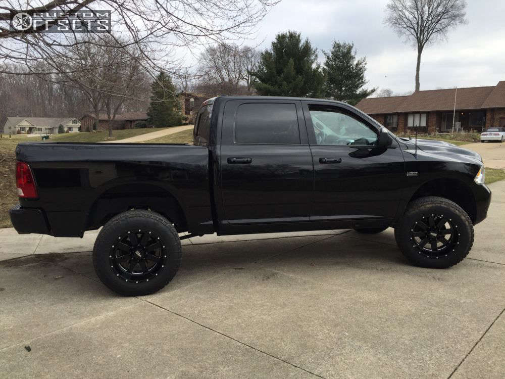 2012 Ram 1500 with 20x12 -44 Moto Metal MO962 and 35/12.5R20 Nitto ...