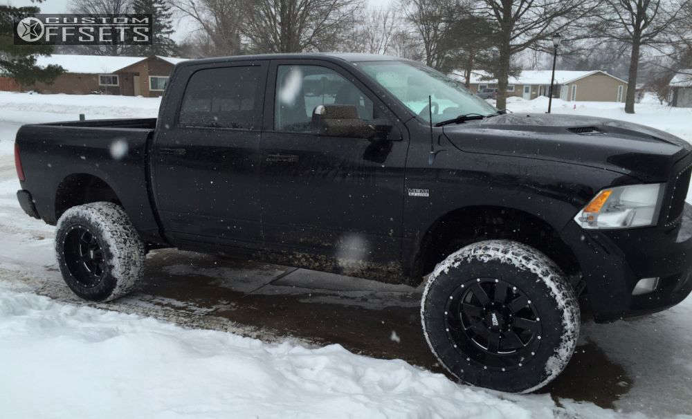 2012 Ram 1500 with 20x12 -44 Moto Metal MO962 and 35/12.5R20 Nitto ...