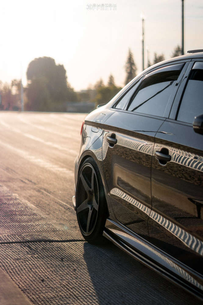 2019 Audi S3 with 19x9.5 45 Rotiform Wgr and 245/35R19 Hankook Ventus ...