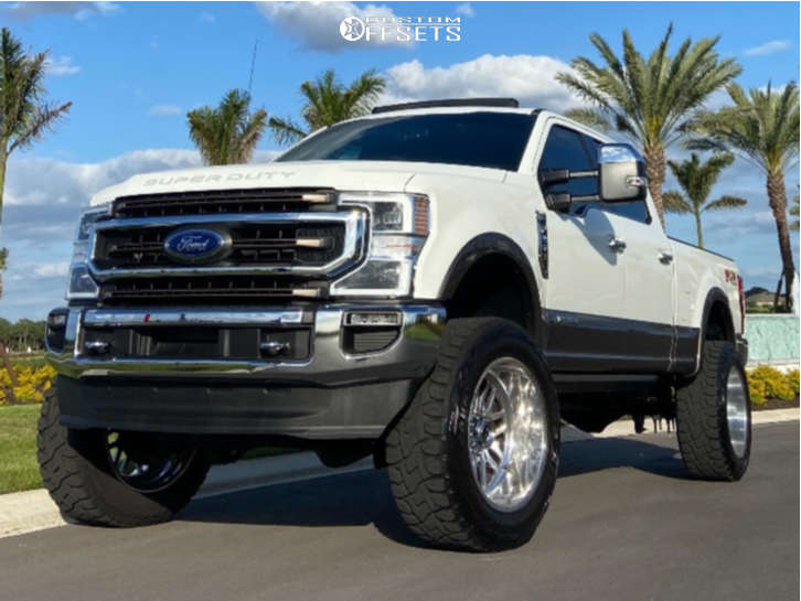 2020 Ford F-250 Super Duty with 22x12 -51 Fuel Forged Ff66 and 37/13 ...