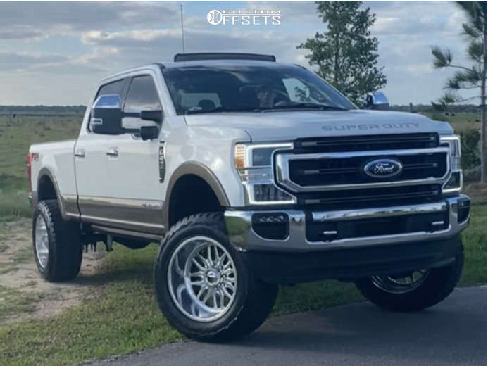 2020 Ford F-250 Super Duty with 22x12 -51 Fuel Forged Ff66 and 37/13 ...